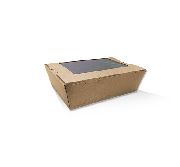Lunch Box with PLA Window Large – Catering Equipment Warehouse